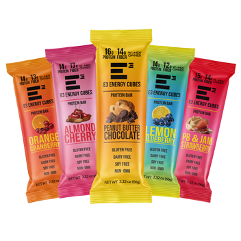 E3 Protein Bars - Dairy-Free, Gluten-Free, Soy-Free & All Natural – E3 ...
